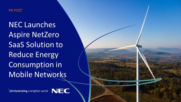 NEC Launches Aspire NetZero SaaS Solution to Reduce Energy Consumption ...